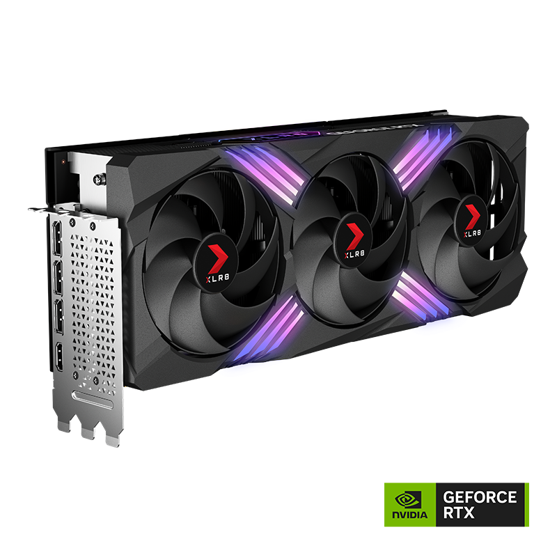 GeForce RTX 4080 16GB XLR8 EPIC-X RGB Overclocked Triple Fan